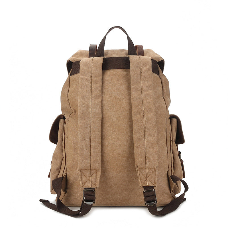 Cotton Canvas Backpack for Outdoor - Woosir