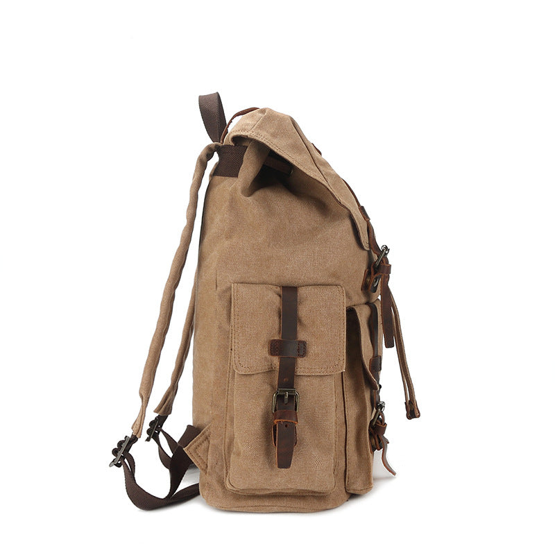 Cotton Canvas Backpack for Outdoor - Woosir