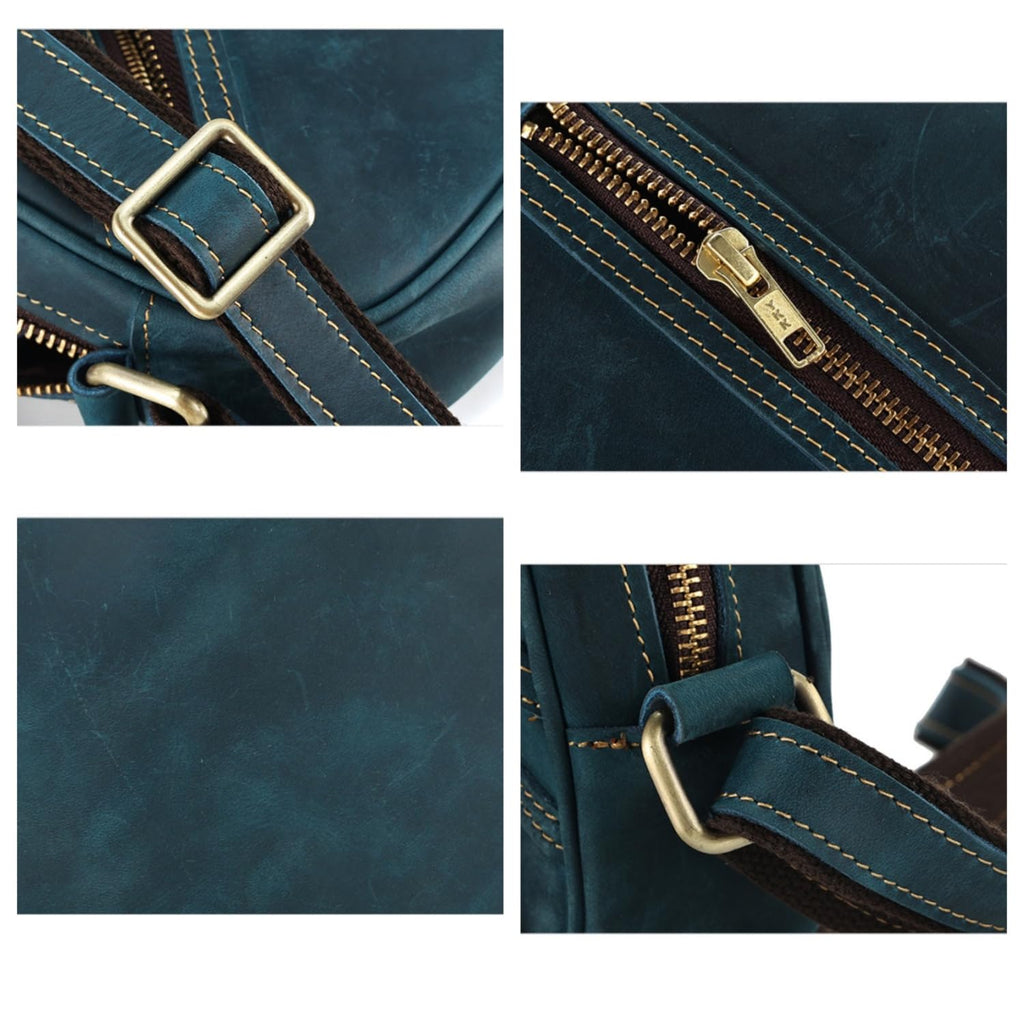 Genuine Leather Sling Bags Square - Woosir