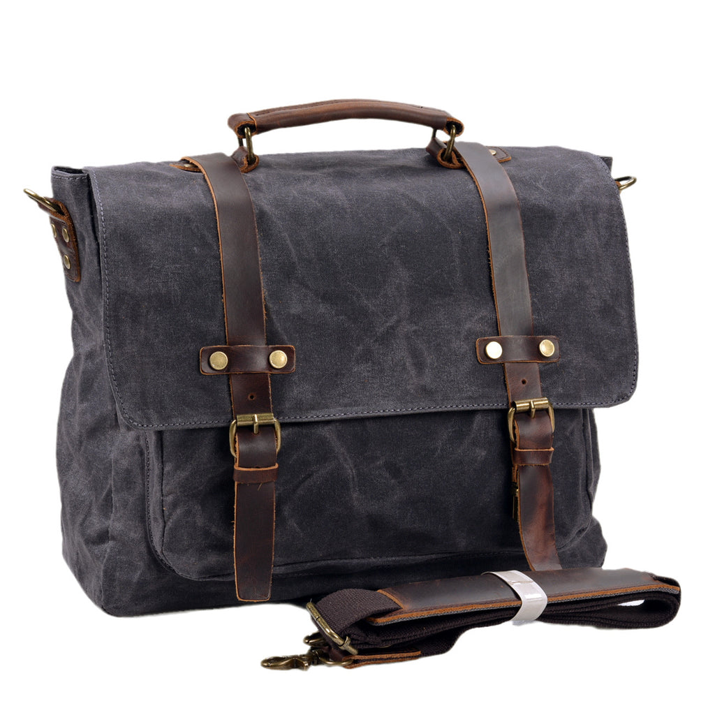 Premium 15.6 Inch Men's Business Trip Briefcase - Woosir