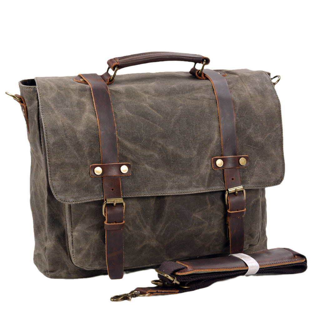 Premium 15.6 Inch Men's Business Trip Briefcase - Woosir