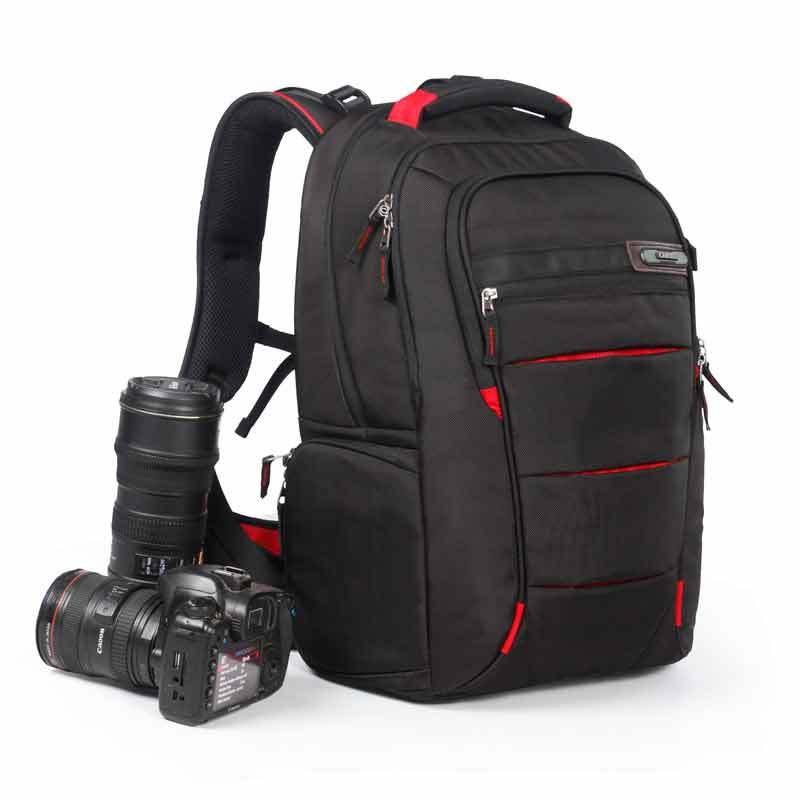 Large DSLR Camera Backpack for Canon Nikon Sony Digital Cam - Woosir