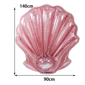 Pink Shell Inflatable Pool Float - Woosir