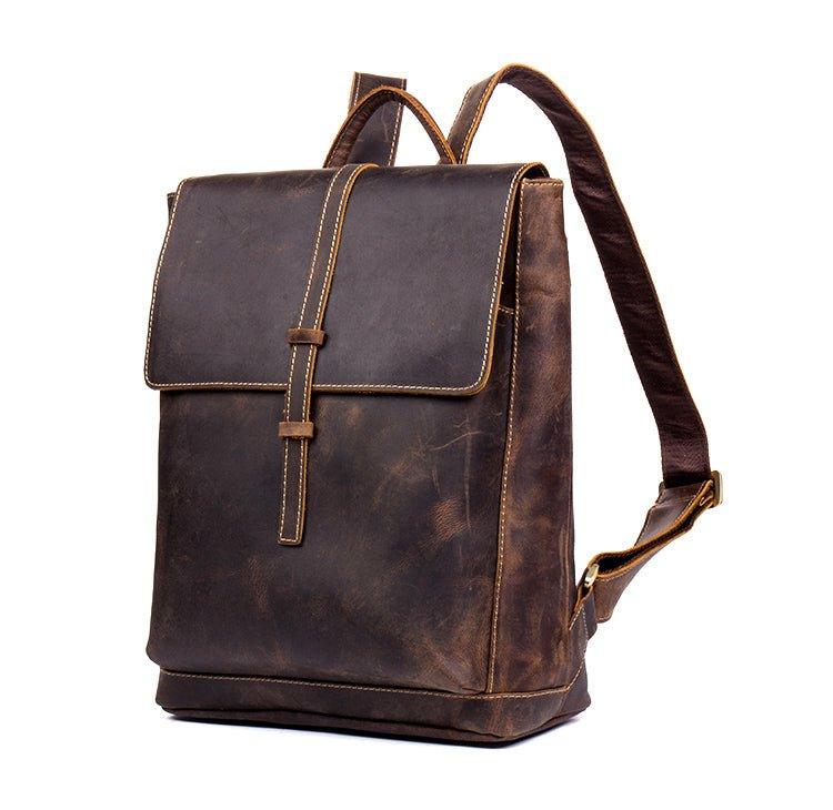 Woosir Handmade Vintage Backpacks Crazy Horse Leather - Woosir